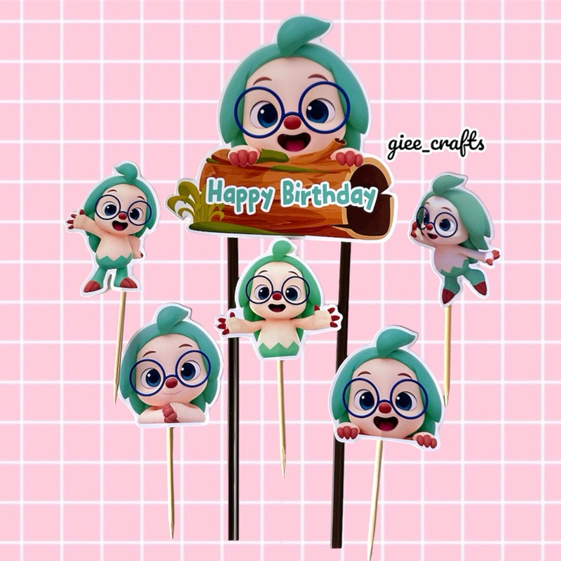 Hogi & PINKFONG Cake Topper / HOGI Cake Topper / HOGI Cake Decoration ...