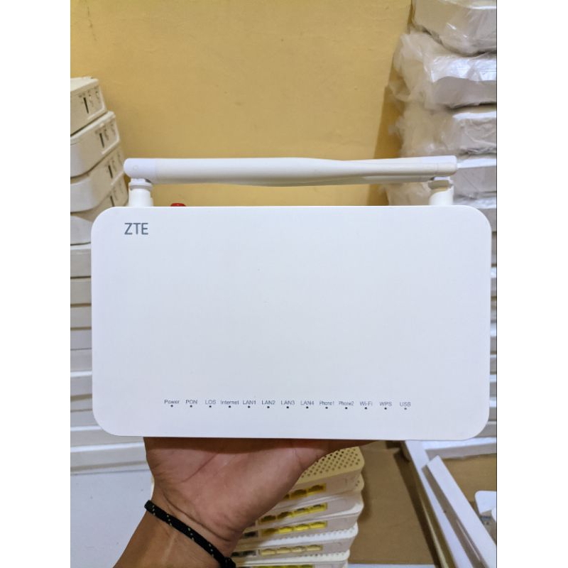 + Adapter ZTE F670L MODEM ZTE F609 VERSION 3 PORT BLUE | Shopee Singapore