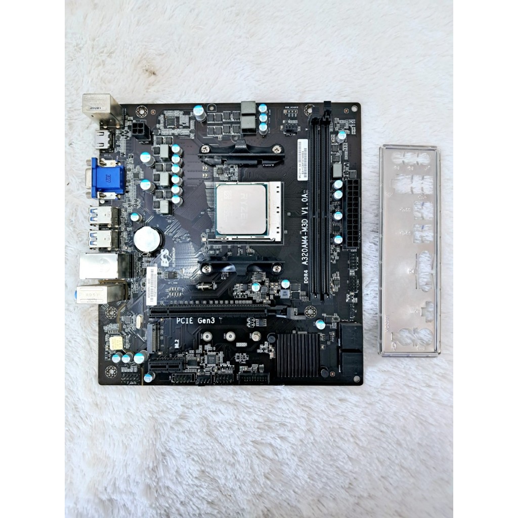 Ecs A320M Mainboard Package & AMD Ryzen 3 3200G AM4. Processor | Shopee ...