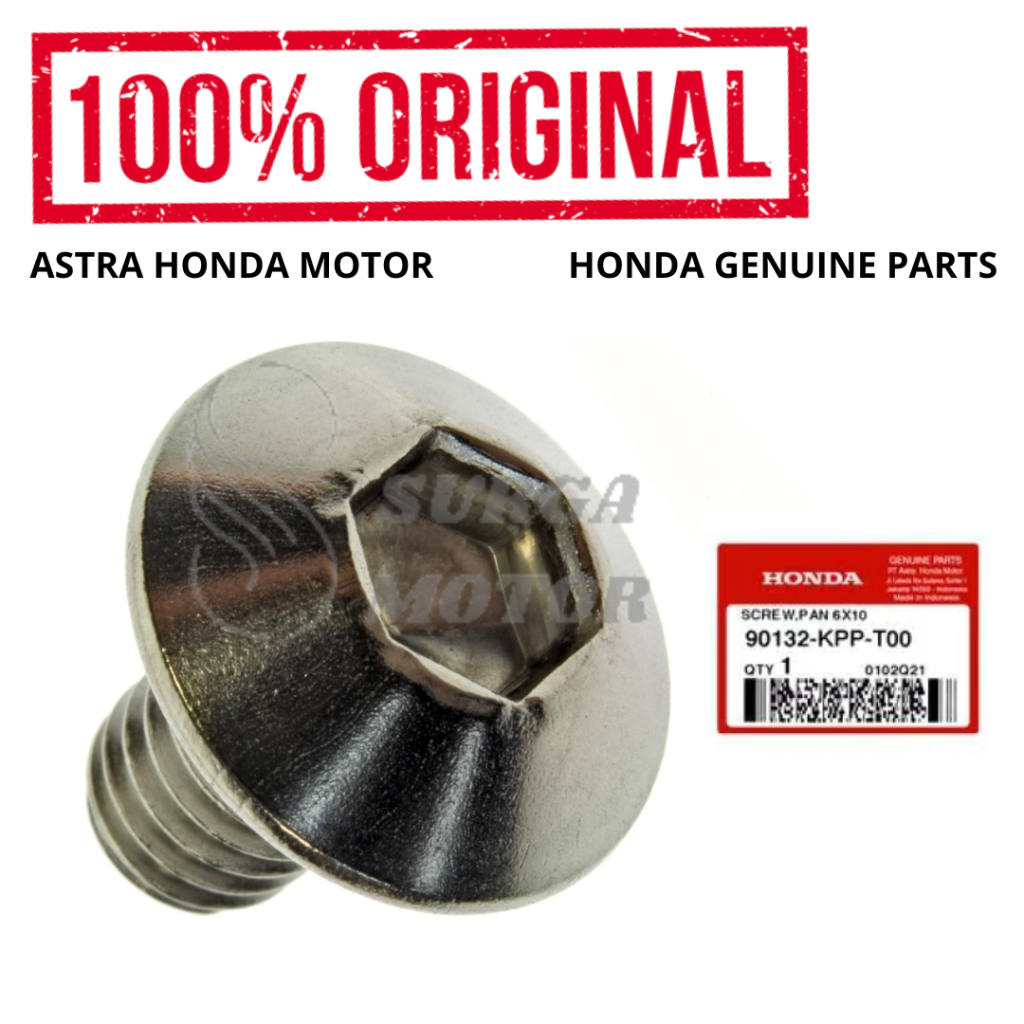Fairing Bolt Lock L short screw pan 6 x 10 New CB CBR 150 150R CB150R ...