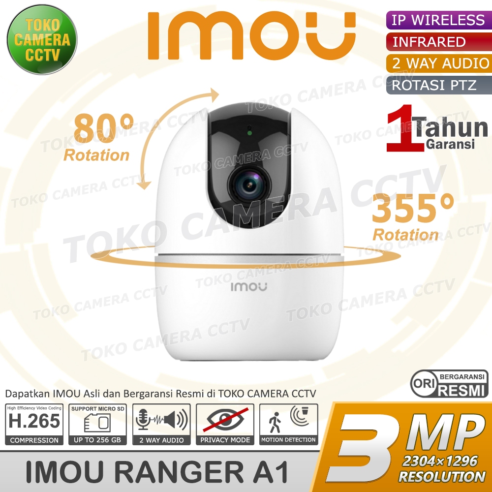 Cctv CAMERA WIFI SMART IP CAMERA IMOU 3MP PTZ AUDIO SMART IR | Shopee ...