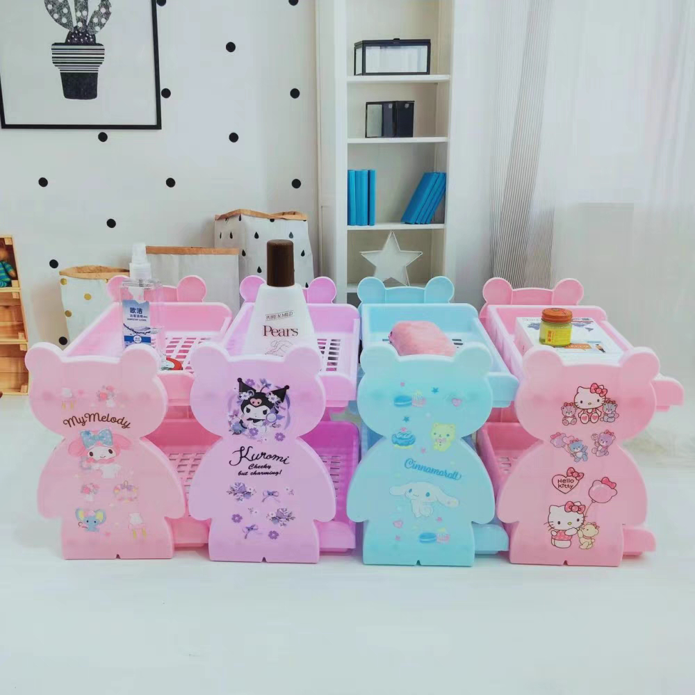 Sanrio Stacking Shelf / Cute Shelf Cinnamoroll, Kuromi, Melody | Shopee ...