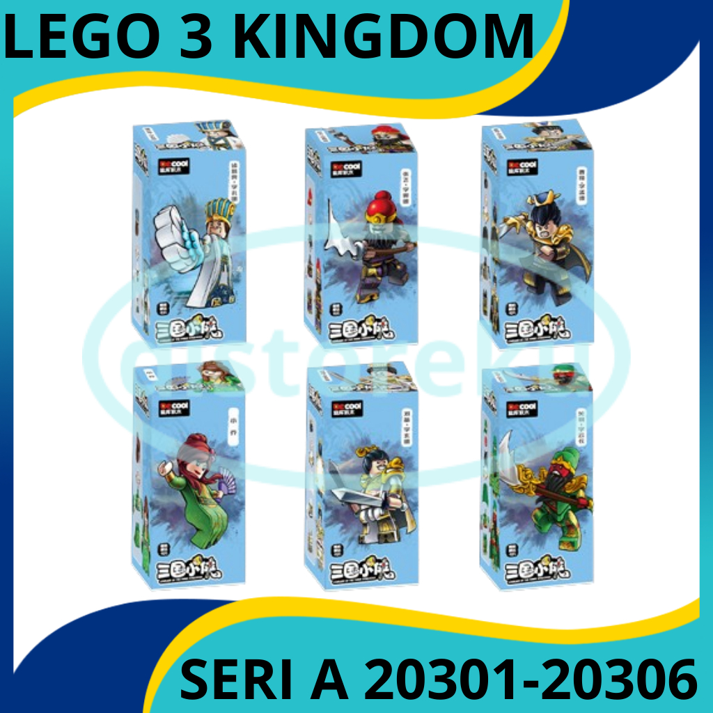 Lego THREE KINGDOM SAMKOK 3rd King ZHUGE LIANG ZHANG FEI CAO CAO XIAO ...