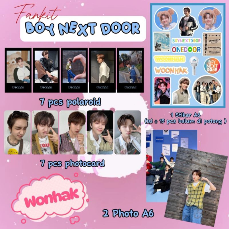 FANKIT BOY NEXT DOOR / FANKIT KPOP / FANKIT BOYNEXTDOOR / ONEDOOR ...