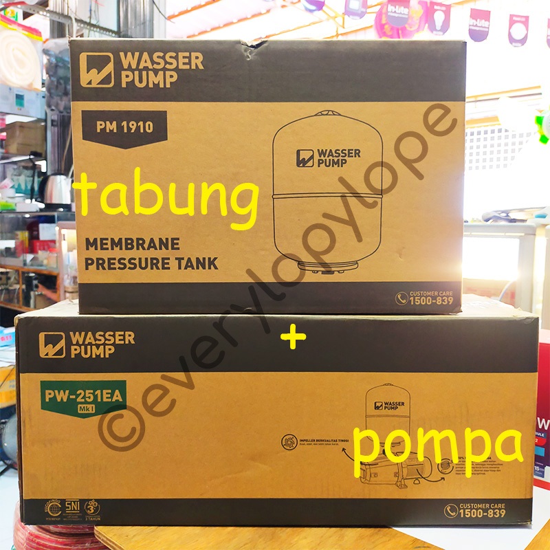 WASSER PW 251EA Automatic Semi Jet Pump Water Pump | Shopee Singapore