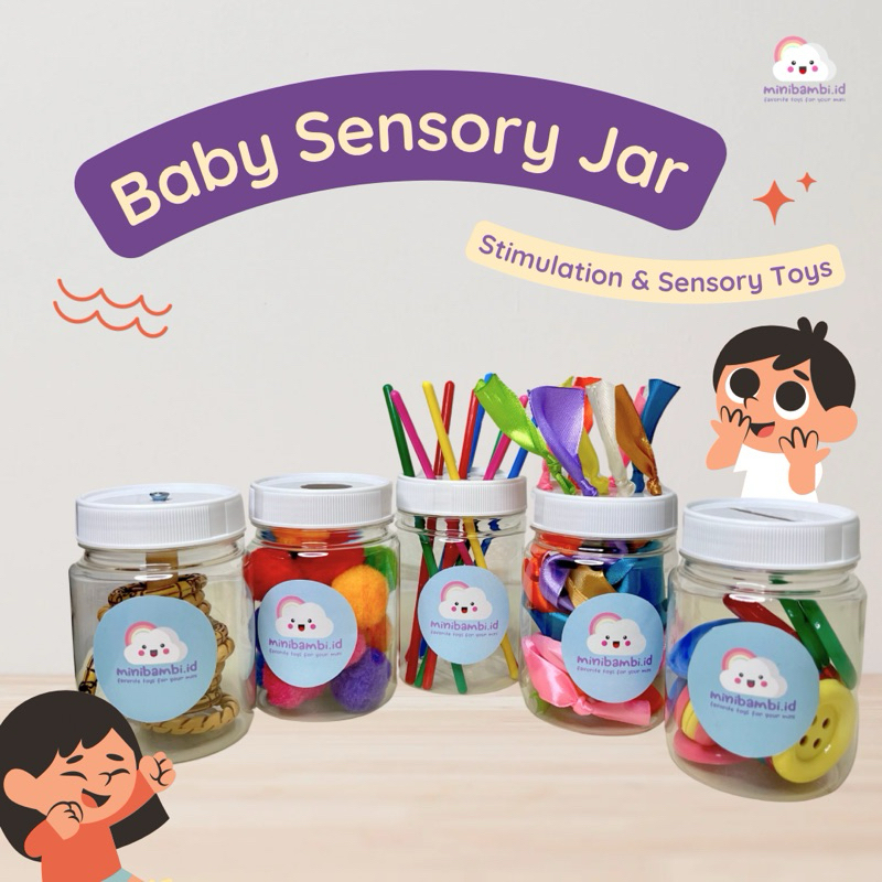 BUSY JAR / Baby Stimulation Toy / Fine Motor / Sensory Play ...