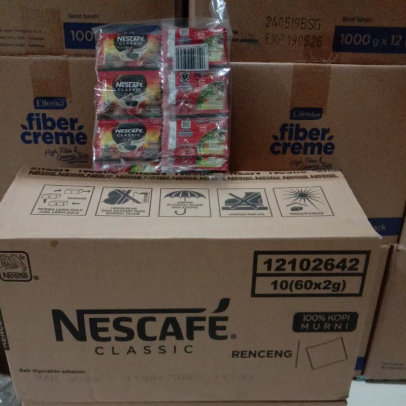 Nescafe classic Coffee sachet 2 Grams (Price For 1 Box Contains 10 ...
