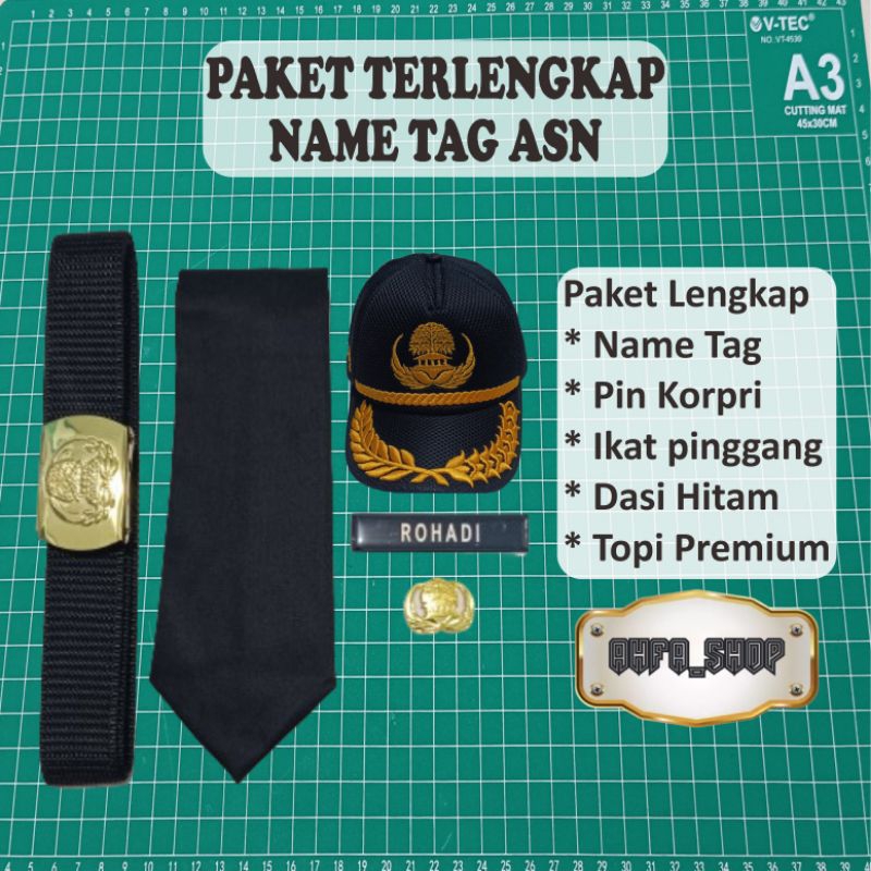 The most complete ASN chest Name Tag package (Nametag, korpri Pin ...