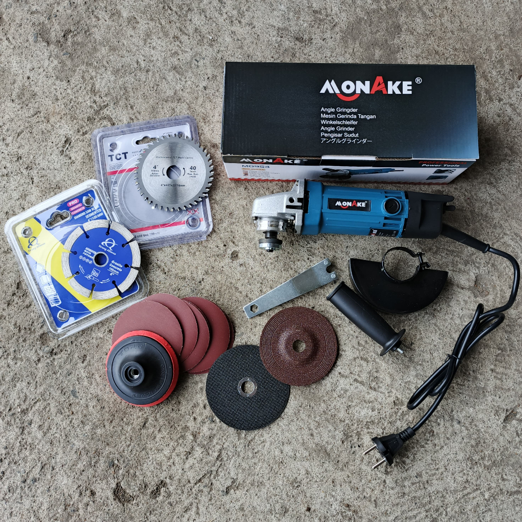 MESIN MATA Complete Grinding Machine Package Bonus Cutting Bits ...