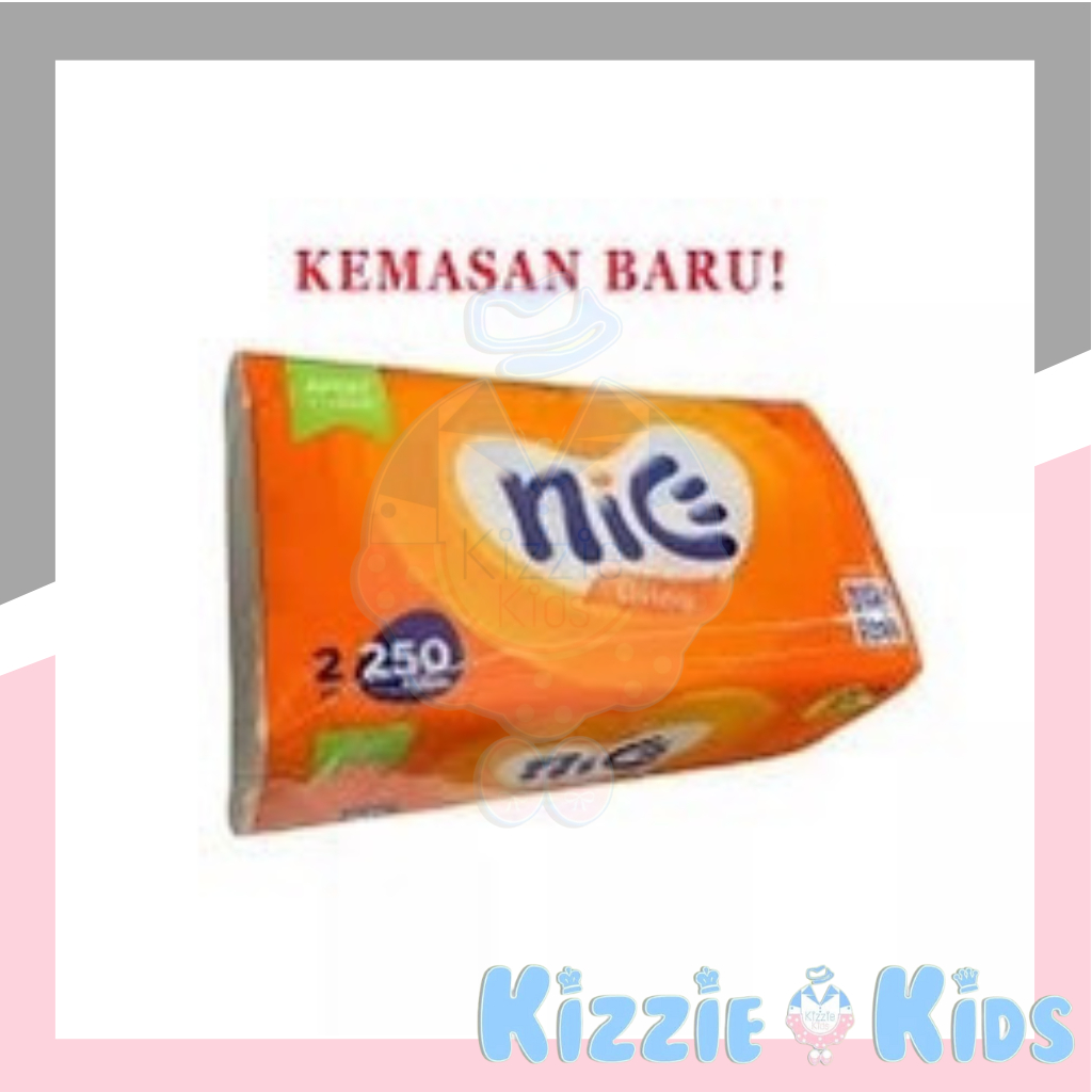 Nice Tissue 180sheet 2 ply & 250sheet 2play/ Nice Facial Tissue / Soft ...