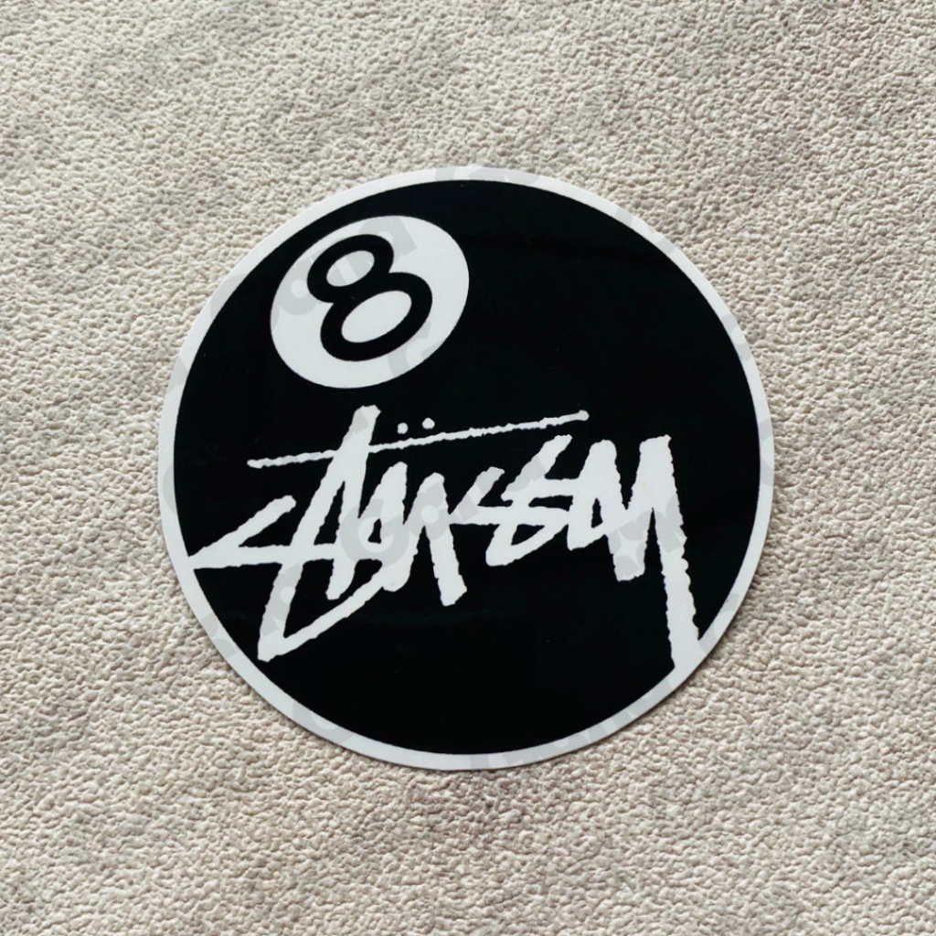 Stussy Brand Stickers 8 Ball Stickers Stussy Stickers Brand Stussy ...