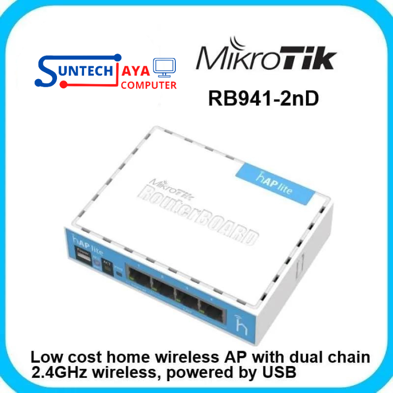 Mikrotik Router hAP Lite RB941-2nD/ hAP Lite TC RB941-2nD-TC MikroTik ...