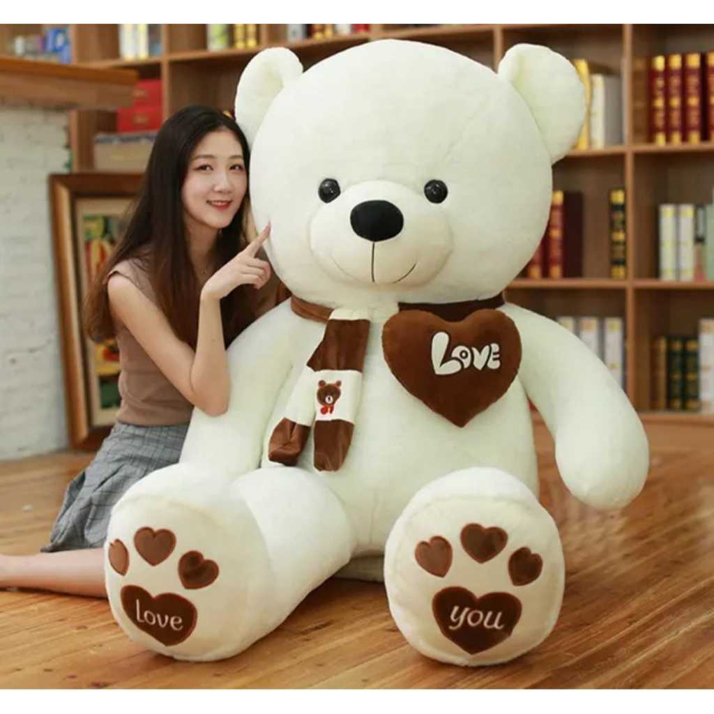 Teddy bear love doll 1 meter teddy bear doll jumbo teddy bear 1 meter ...