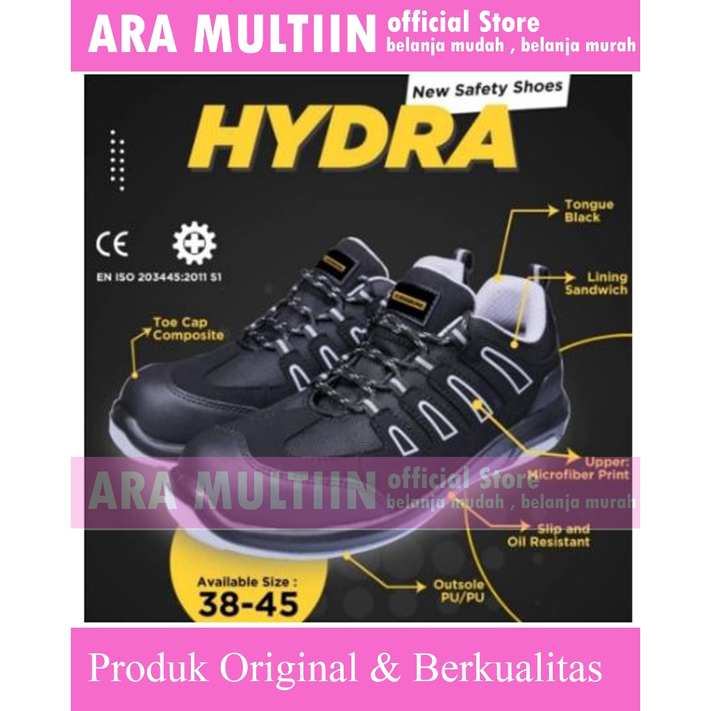 Krisbow HYDRA safety shoes || Safety Shoes Krisbow HYDRA | Shopee Singapore