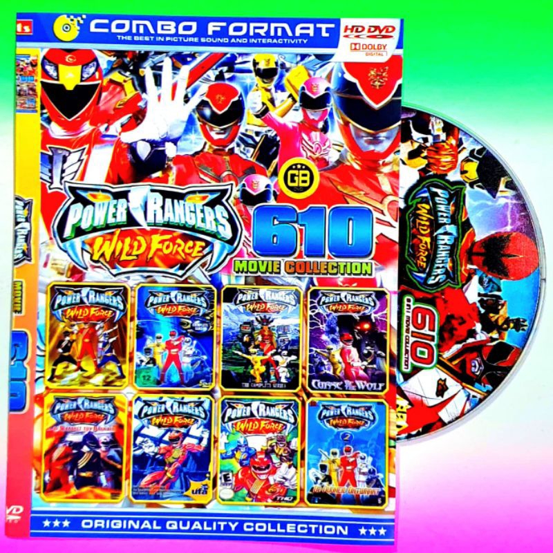 Power RANGERS WILD FORCE DVD Cassette Latest Collection FULL BOX Seal ...