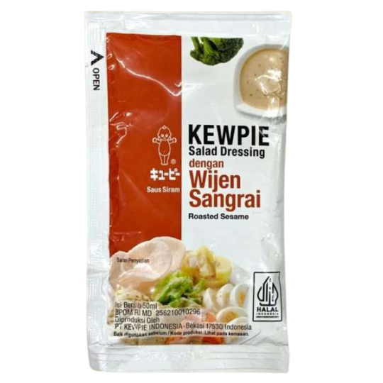 Kewpie Roasted Sesame Sachet 50ml Salad Dressing Roasted Sesame ...