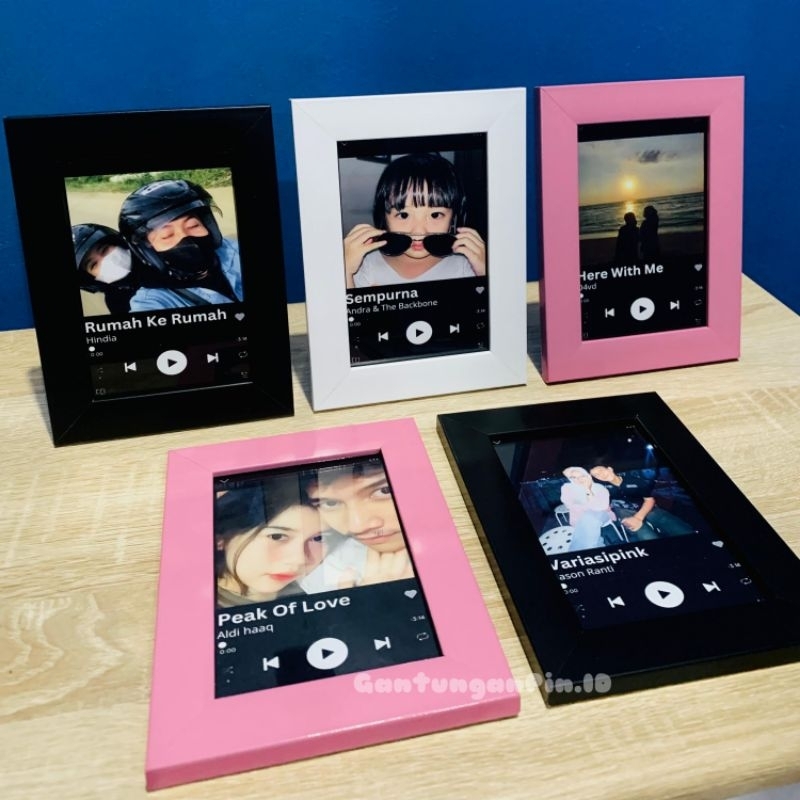 Spotify Custom Frame/Custom Photo Frame/4R Frame/Graduation Anniversary ...
