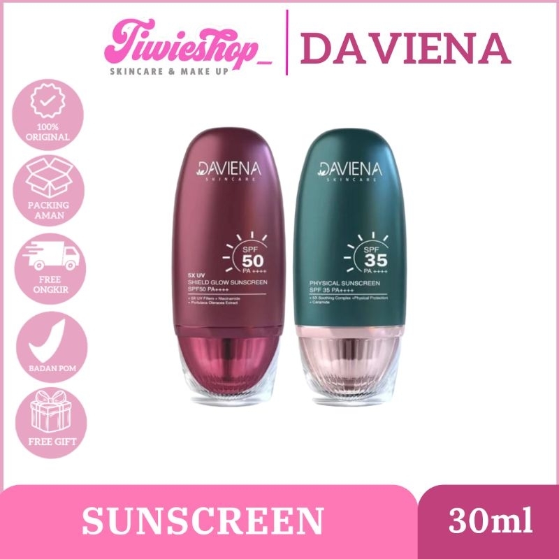 Daviena SKINCARE 5X UV SHIELD GLOW SUNSCREEN SPF 50 PA+++ - DAVIENA ...
