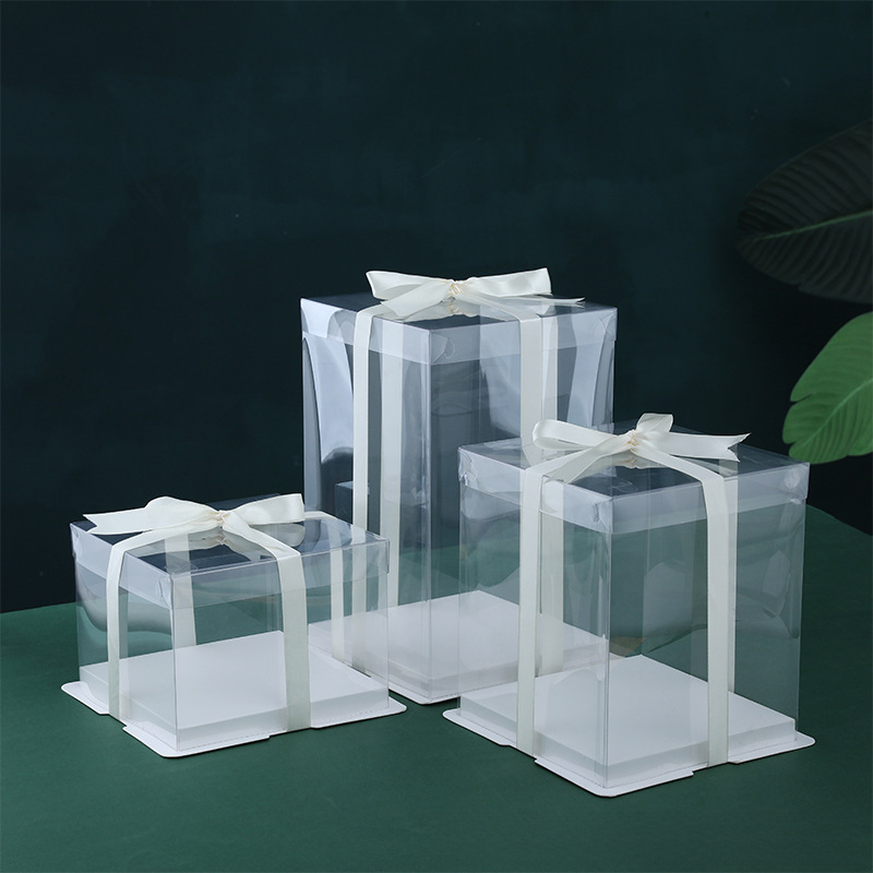 Transparent Cake Box/Tart Box/Clear Tart Box/Transparent Mica Box ...