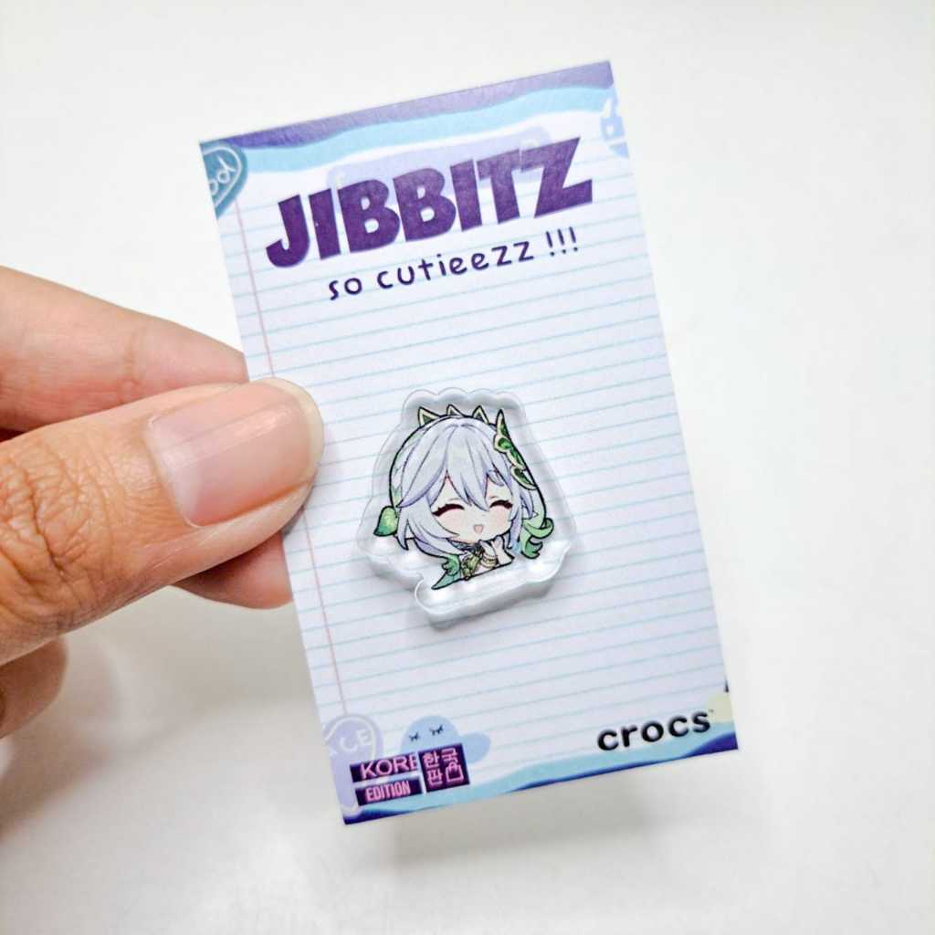 Jibbitz Anime Acrylic Sandal Decoration Accessories Baim Genshin Impact ...