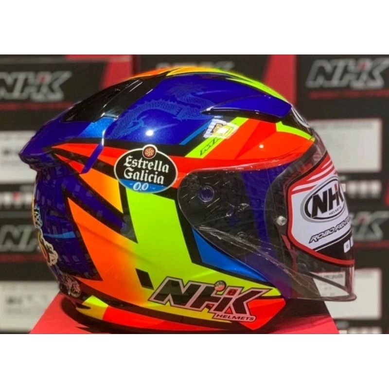 NHK R1 RYUSEI YAMANAKA 2 ORIGINAL | DOUBLE VISOR | HALF FACE HELMET NHK ...