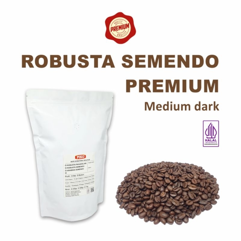 MERAH Semendo Robusta Coffee 1kg Premium Red Picked Ground Coffee Beans ...
