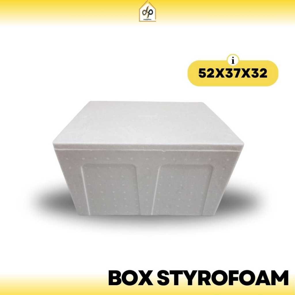 Styrofoam BOX (35Kg) 52x37x32/fish BOX/Meat BOX/ FROZEN FOOD BOX/ Ice ...