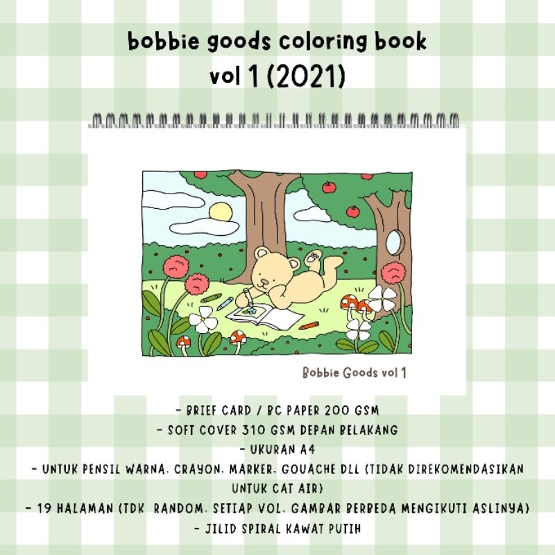 Bobbie Goods Coloring Book Vol 1 2021 19 pages BC paper Coloring Book ...