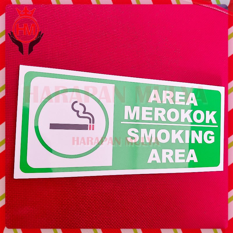 Smoking Area Sign Board Smoking Area Sign Board - Harapan Mulya ...