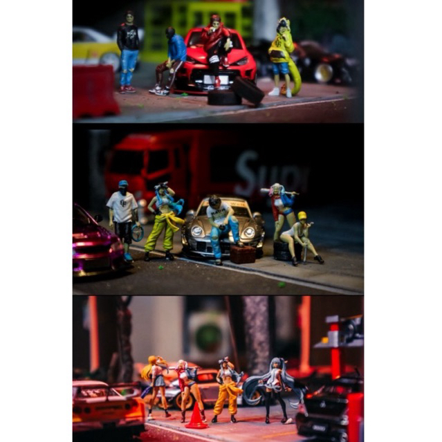 1/64 scale Figure 1 pcs Lbwk rwb spoon hks etc | Shopee Singapore