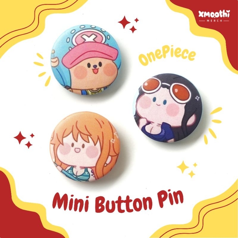 One PIECE BUTTON PIN - CHOPPER NICO ROBIN NAMI - ANIME ONE PIECE ...