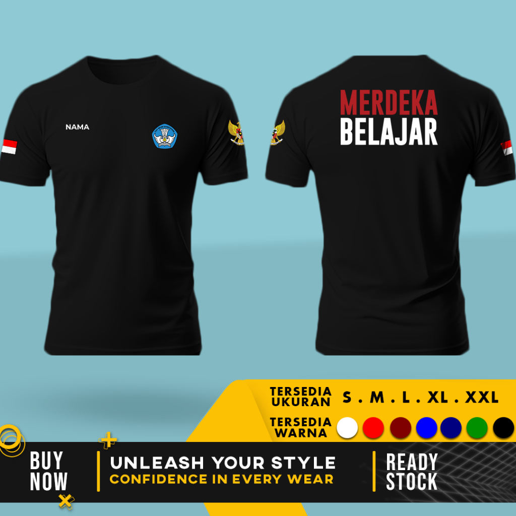 Kaos Baju Merdeka Learn Tut Wuri Handayani Free Write Your Name ...