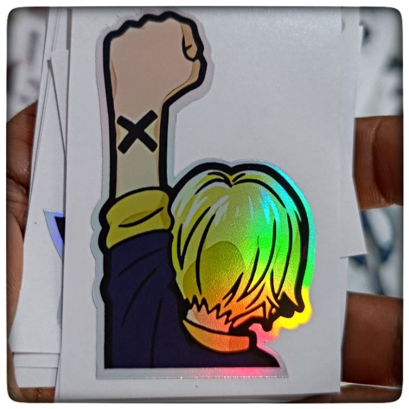 Sanji go sticker, enome one piece one oiece logo | Shopee Singapore
