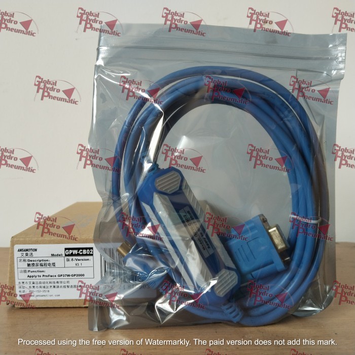 Gp Pro-Face Proface HMI Programming Cable RS232 GPW-CB02 GPWCB02 plc ...