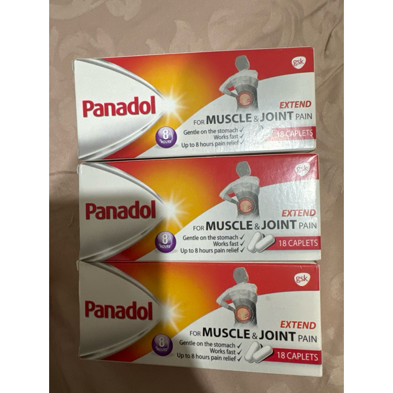 Panadol Extend for Muscle & Joint Pain 18 Tablets (Singapore) | Shopee ...