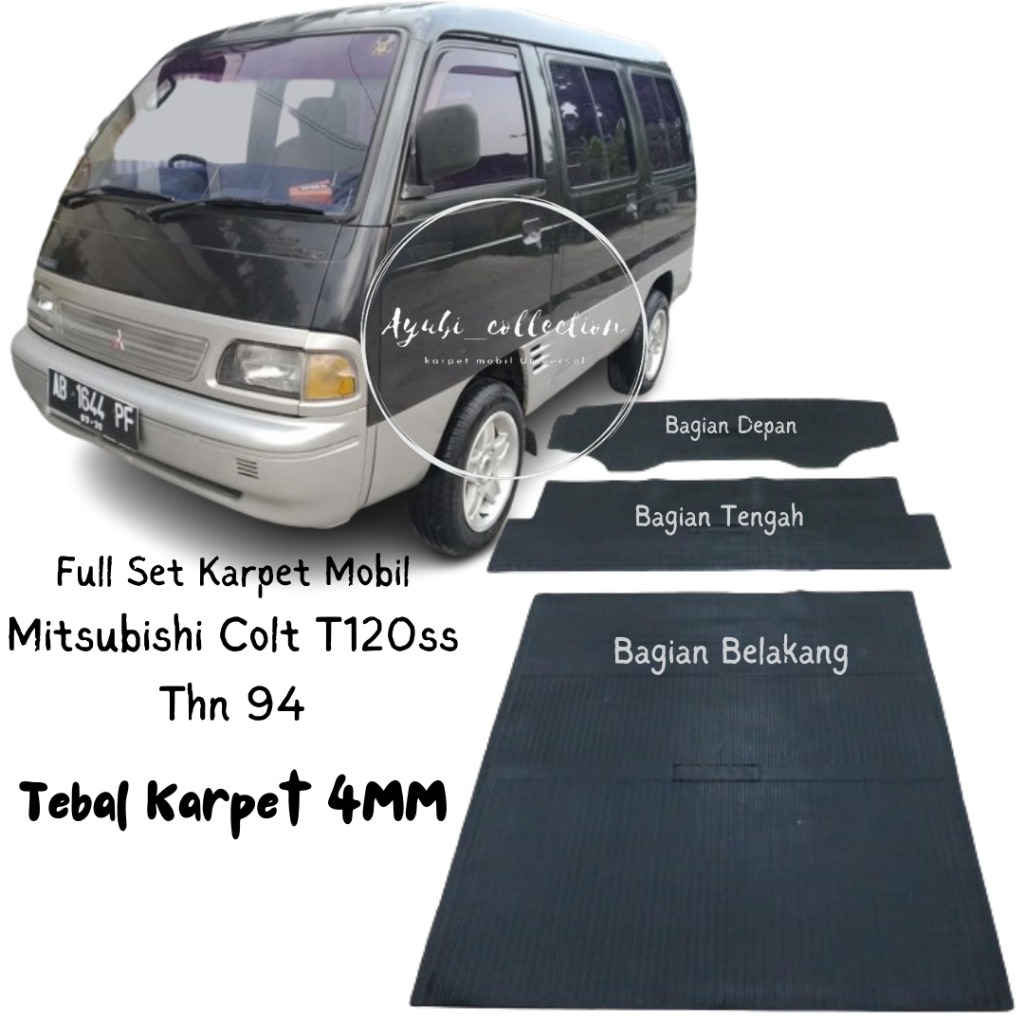 Full SET OF ORIGINAL & QUALITY MITSUBISHI COLT T120SS CAR RUBBER CARPET ...