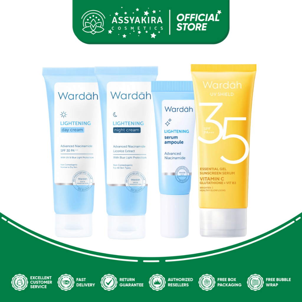 Wardah On The Go Niacinamide SET (Lightening Day and Night 20 ml ...
