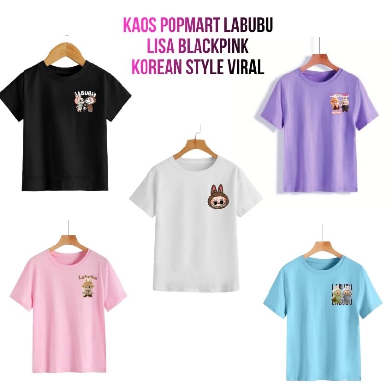 POPMART LABUBU T-shirts for Children and Adults/BUPBU special Viral ...