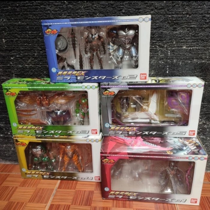 Shf Shs Mm Rnm Kamen Rider Ryuki Full Set Bandai | Shopee Singapore