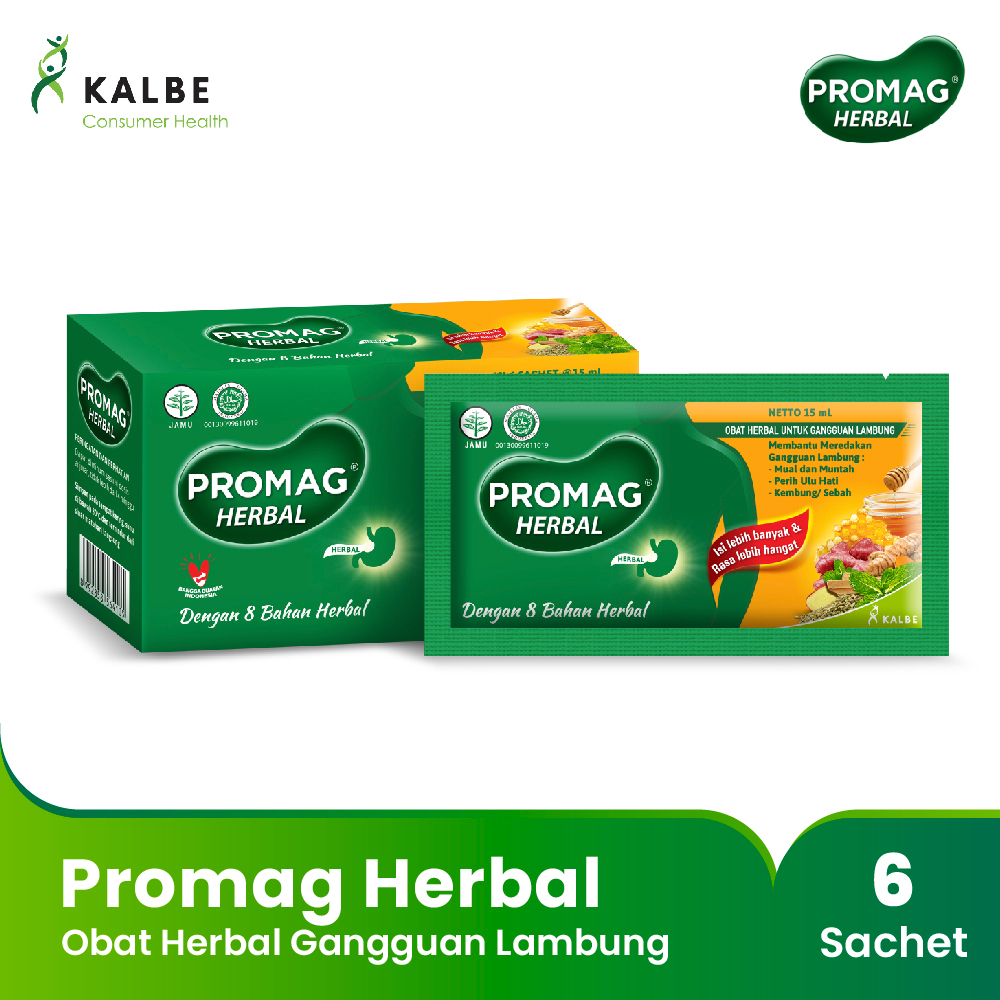 Promag Herbal 15ml (6 Sachets Contents) | Shopee Singapore
