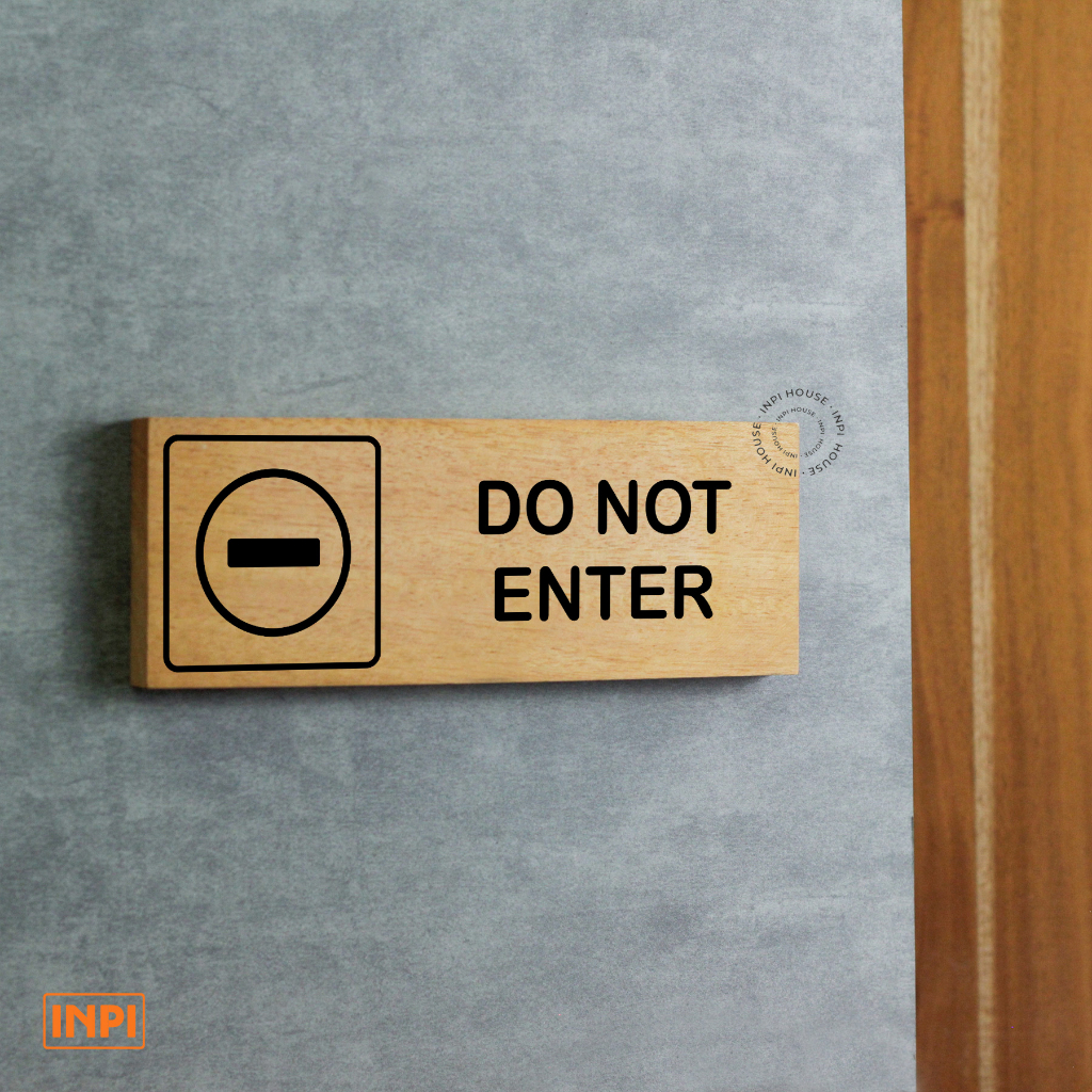 Sign system do not enter - wall sign - do not enter - sign board no ...