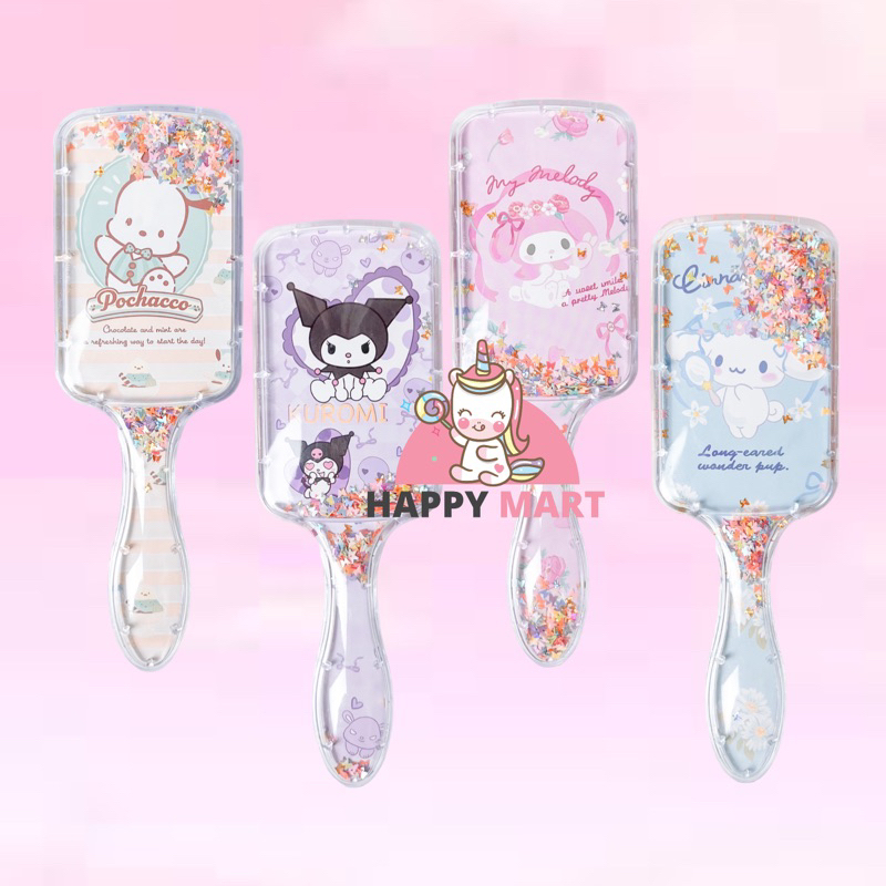 Sanrio kuromi/melody/cinnamoroll Box sparkling Comb | Shopee Singapore