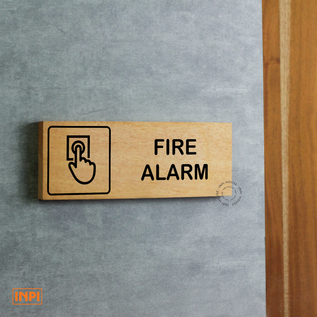Fire alarm signage - wall sign - fire alarm marker board - fire alarm ...