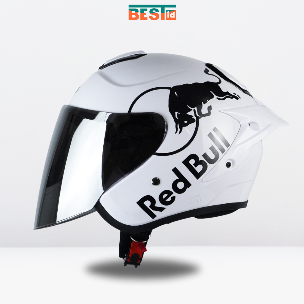 Kyoto Cosmic Helmet Handsome Package Red Bull Men's Women's Helmet ...
