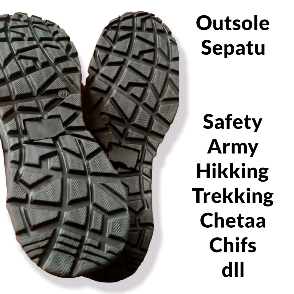 Latest Raw Rubber Outsol/pdl safety Shoe Pad boots King chetah gunung ...