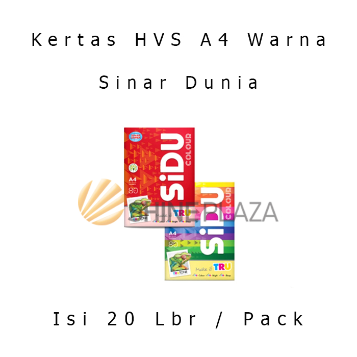 Sinar Dunia Color HVS Paper A4 80gsm - SIDU Multipurpose Paper 80gr | Shopee Singapore