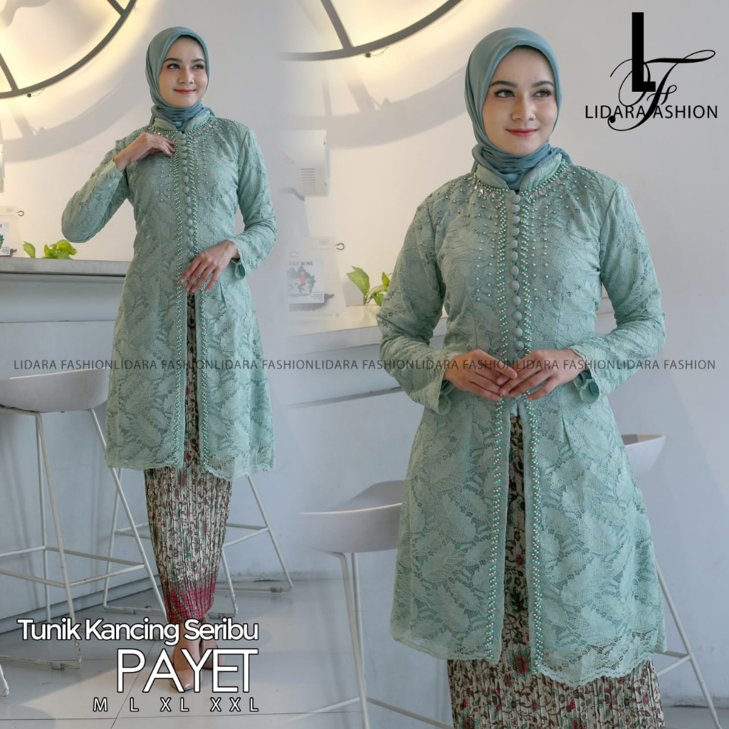 Kebaya brackets thousand button tunic busui friendly thousand button ...