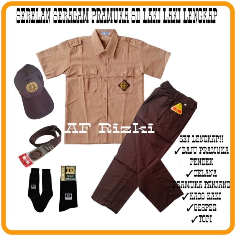 Complete Set of Boy's Elementary School Scout Uniforms with Short ...