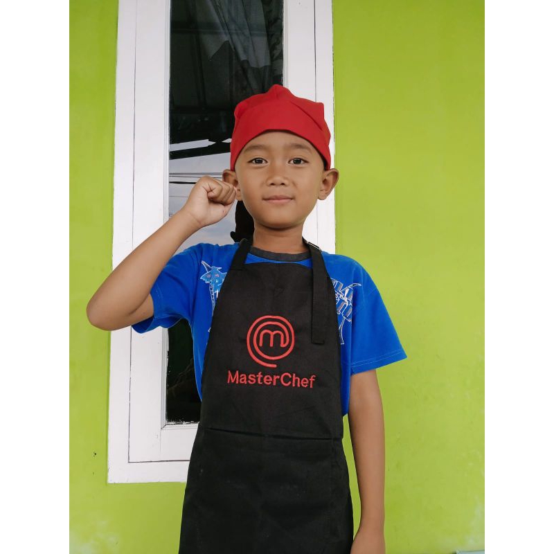 Children's Apron Embroidered Master Chef Logo Embroidered Cool Children ...