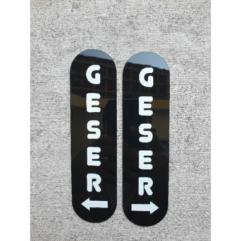 Acrylic SIGN DOOR MARKER SLIDING RIGHT AND SLIDING LEFT | Shopee Singapore
